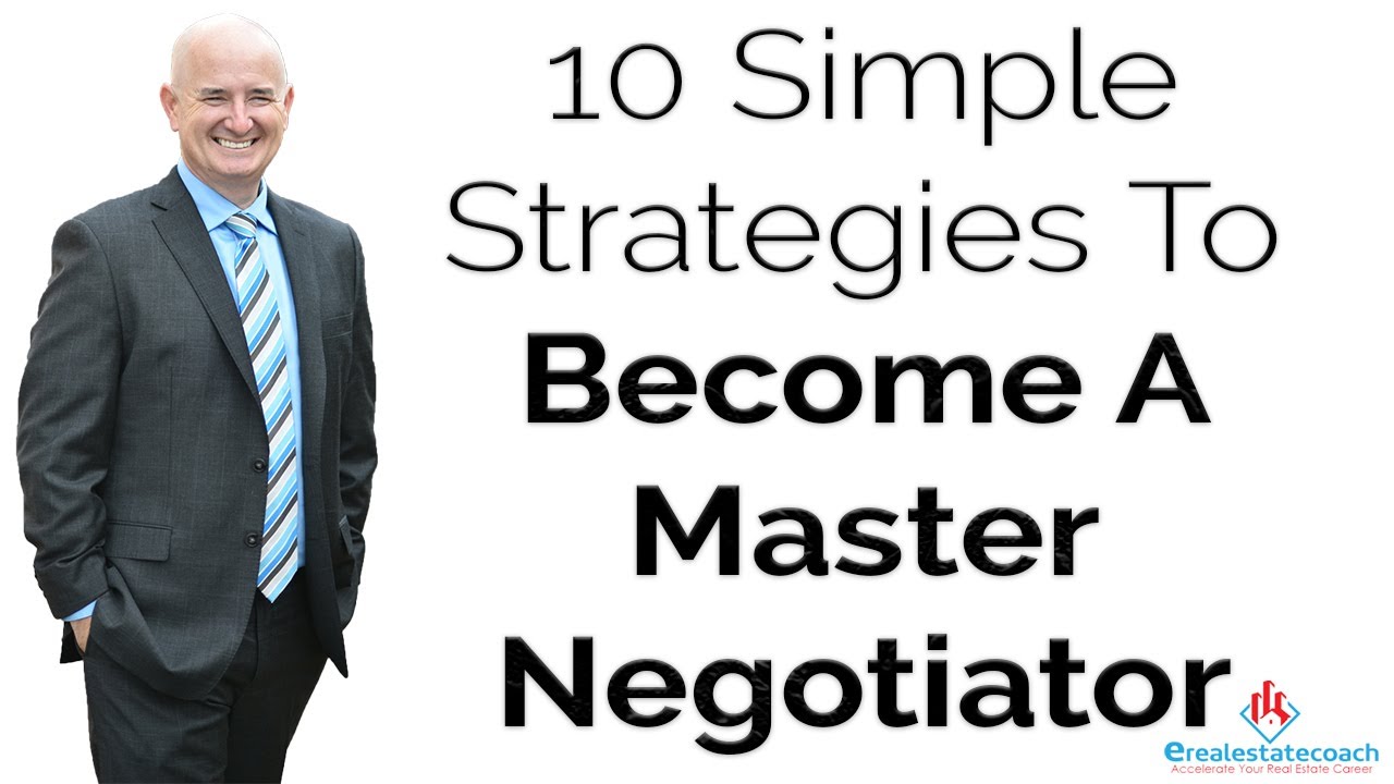 10 Simple Strategies To Become A Master Negotiator - YouTube