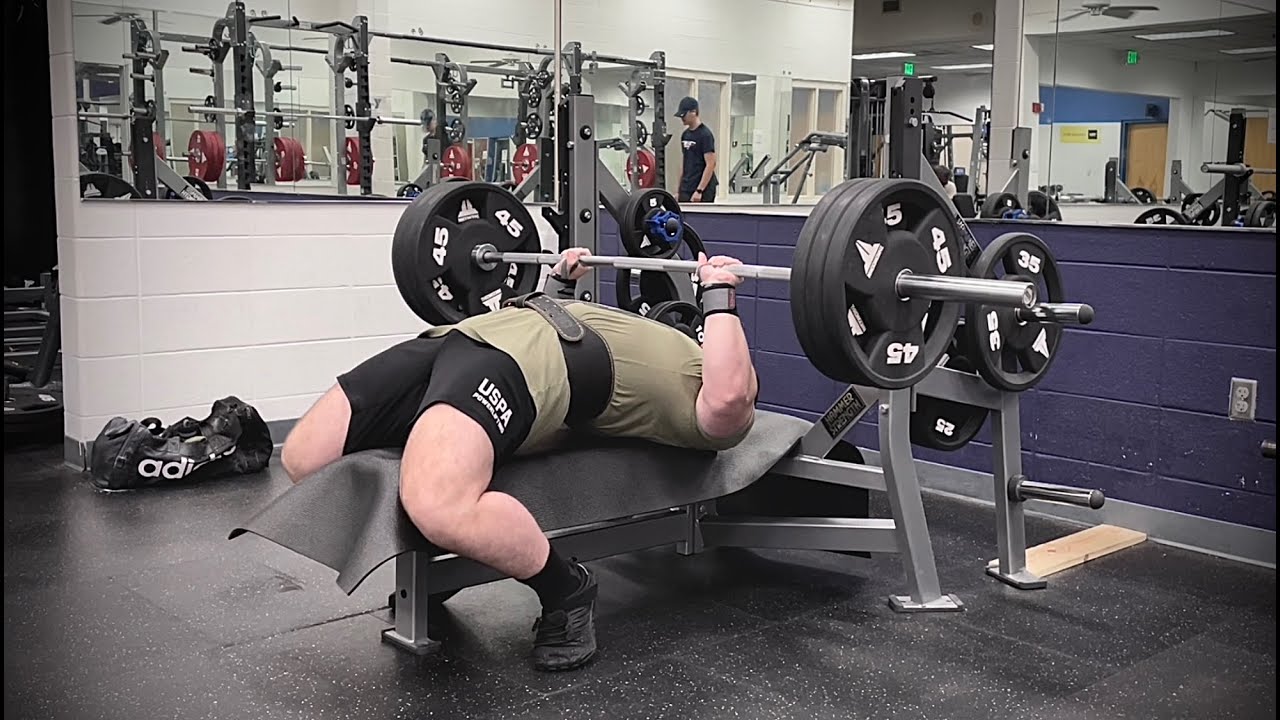 Bench Press: 225, 245, 275, 295, 315 RAW (20230718) - YouTube