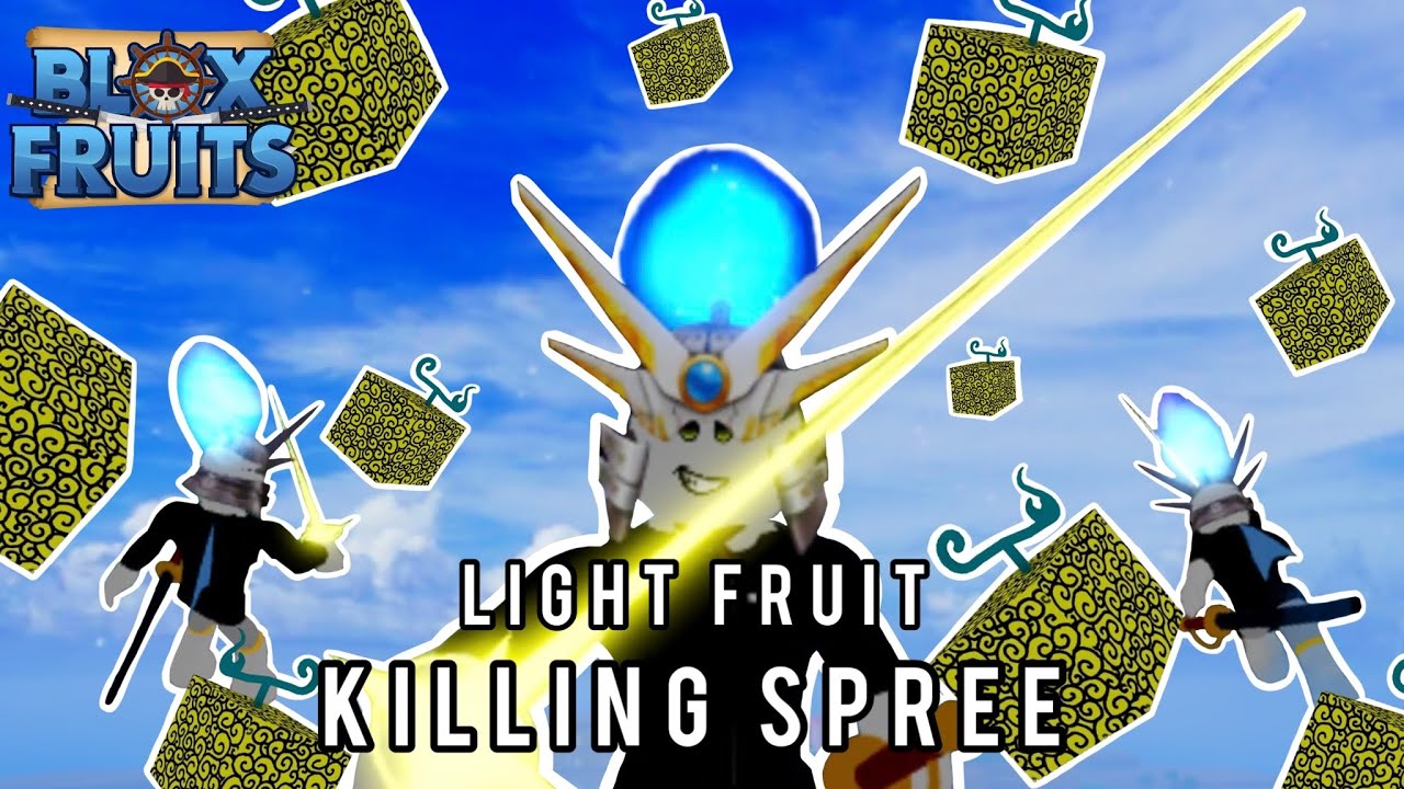 Blox Fruits - KILLING Everything in my way with the Light Fruit ...
