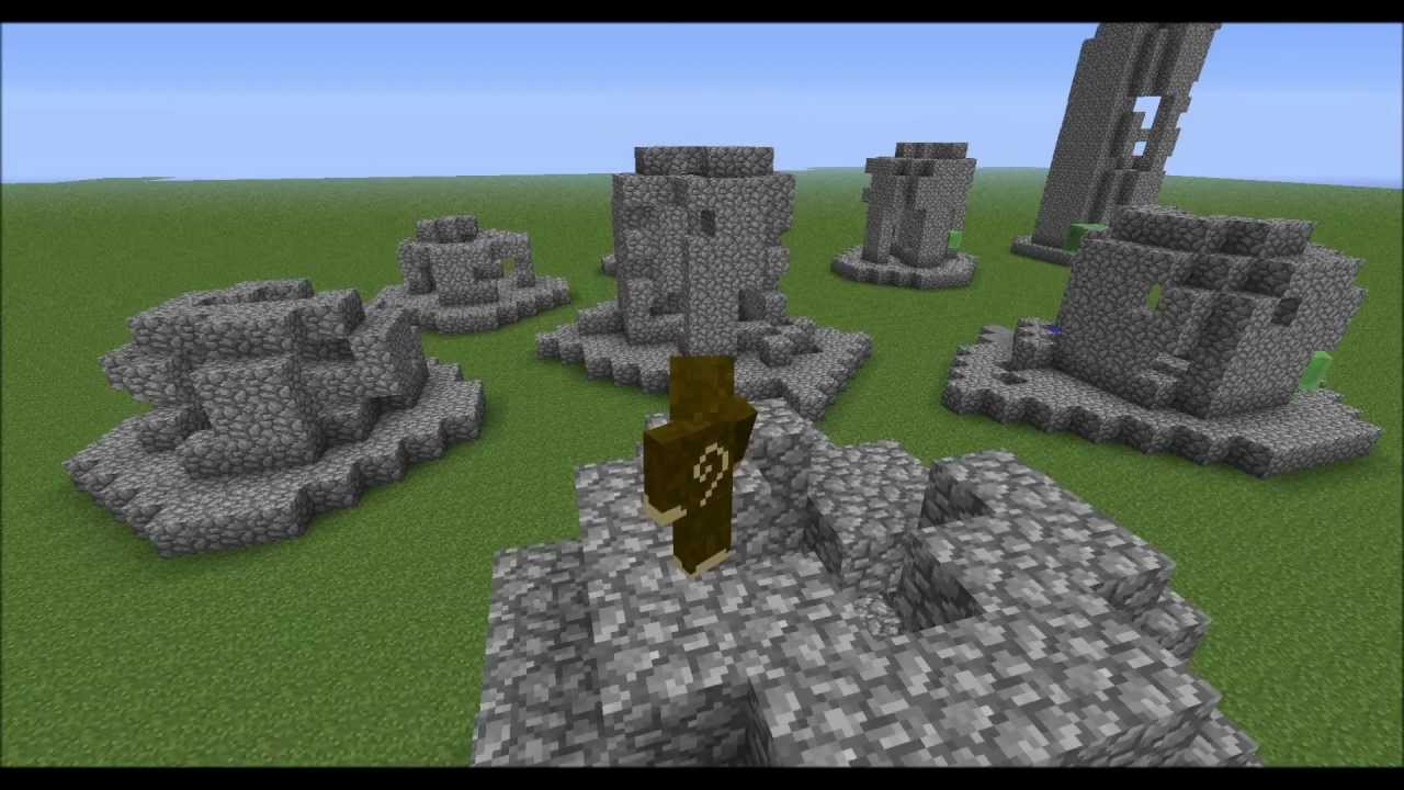 [TUTO] Comment Faire des Ruines sur Minecraft PC - YouTube