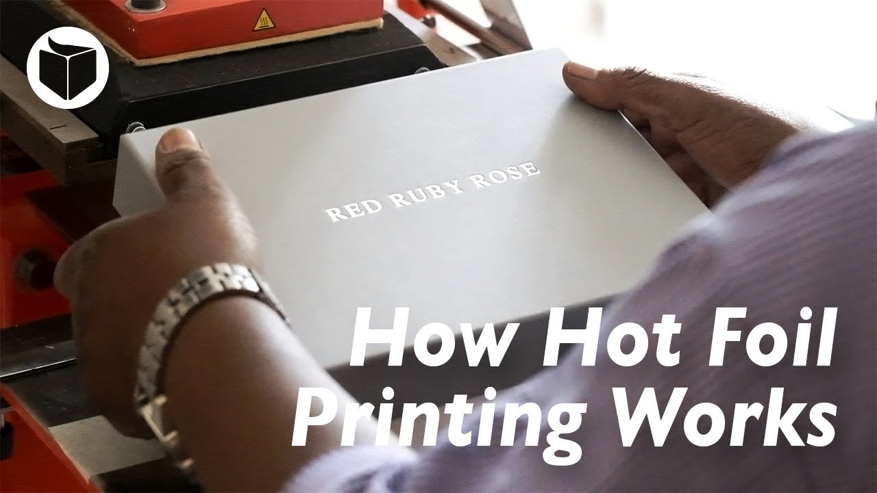 How Hot Foil Printing Works | Customise Your Packaging - YouTube