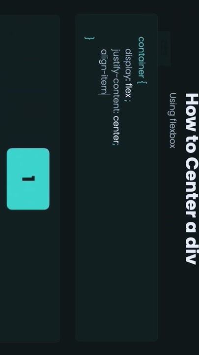 How Center A Div Using Flex Css Webdesign Html Webdevelopment Webpage Htmlcss Box In Css