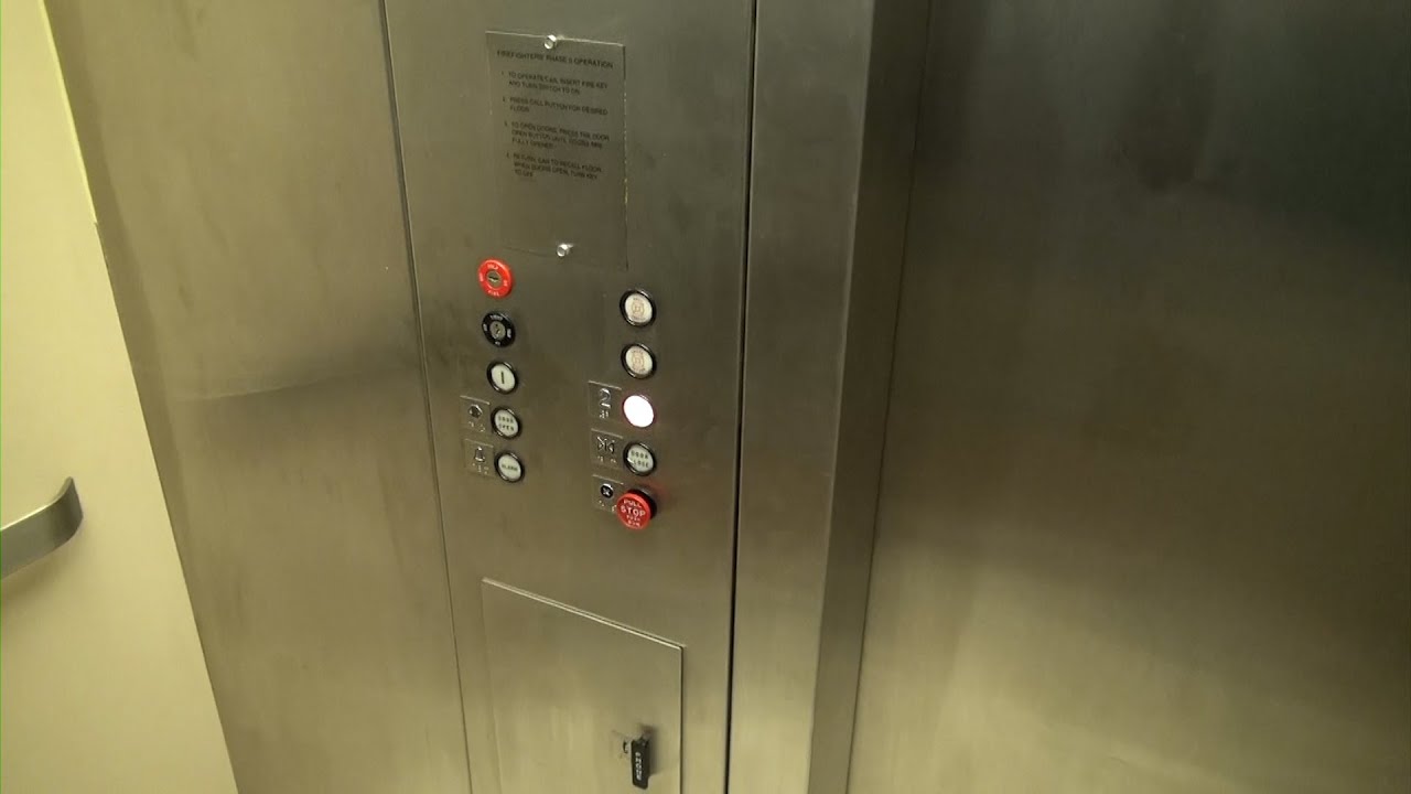 Interesting Sounding Dover Hydraulic Elevator at Parkway Offices in Plano, TX - YouTube