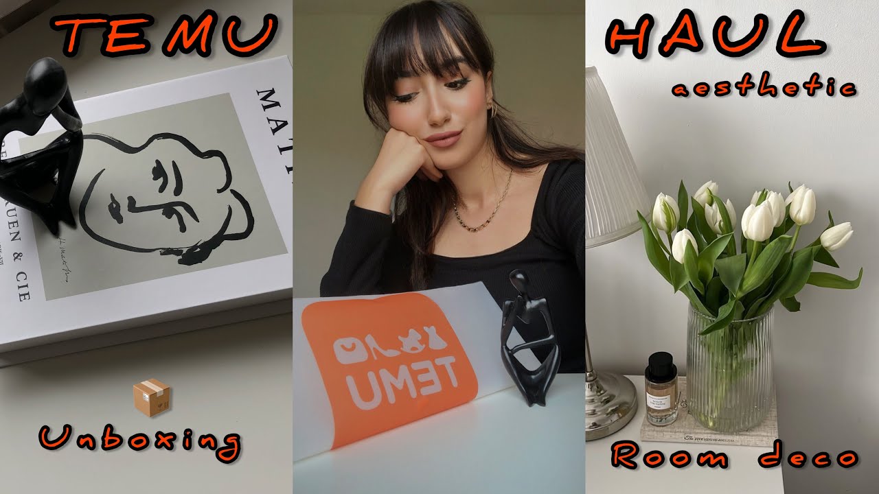 Aesthetic Temu Haul 📦 room decor🪞🕯 مشترياتي الجديدة لبيتي 🇩🇪 - YouTube
