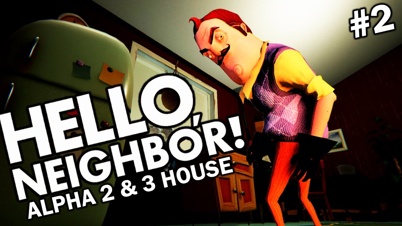 SECRET LOCATIONS MYSTERIES AND NEW ALPHA 3 HOUSE | Hello Neighbor Alpha ...