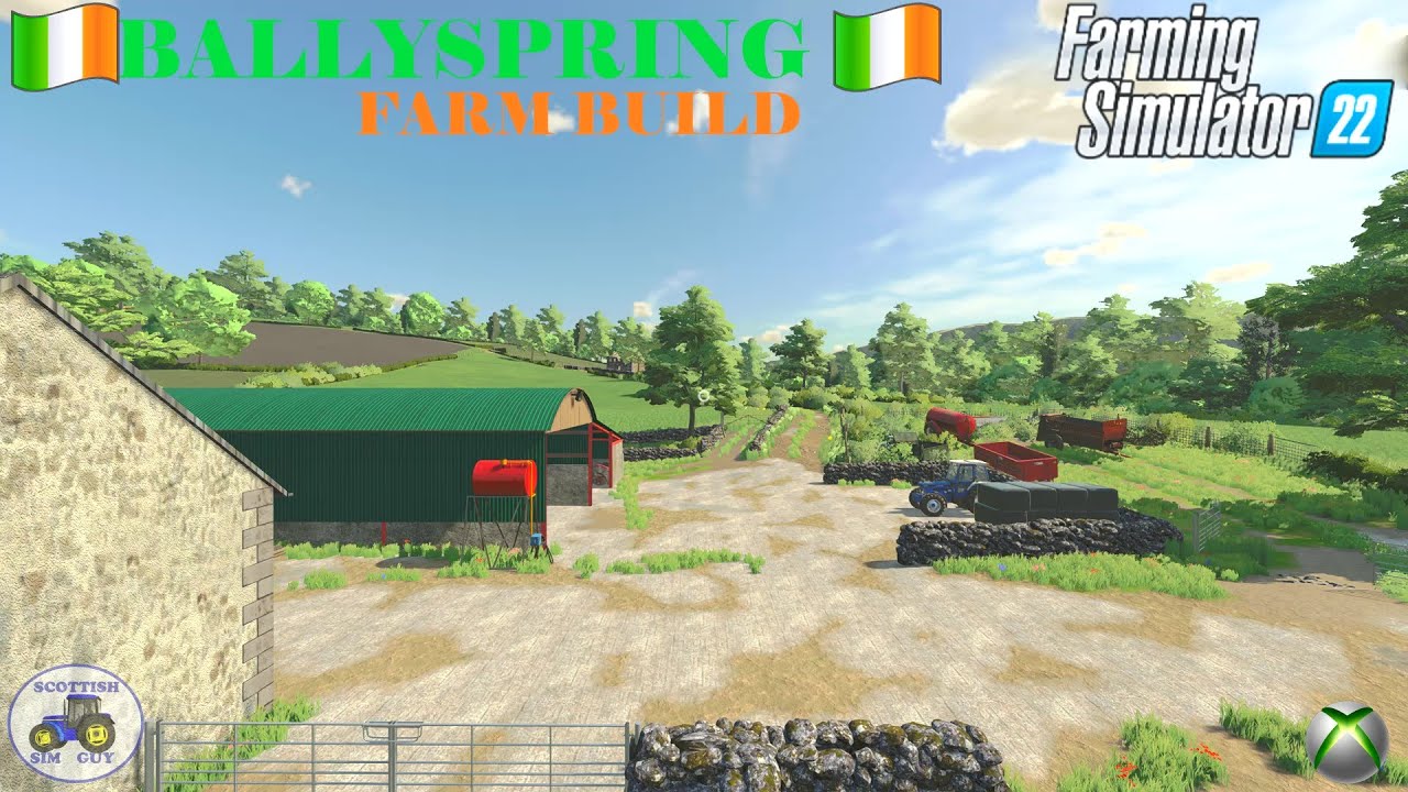 Ballyspring Farm Build, Farming Simulator 22, FS22, Farming Simulator ...