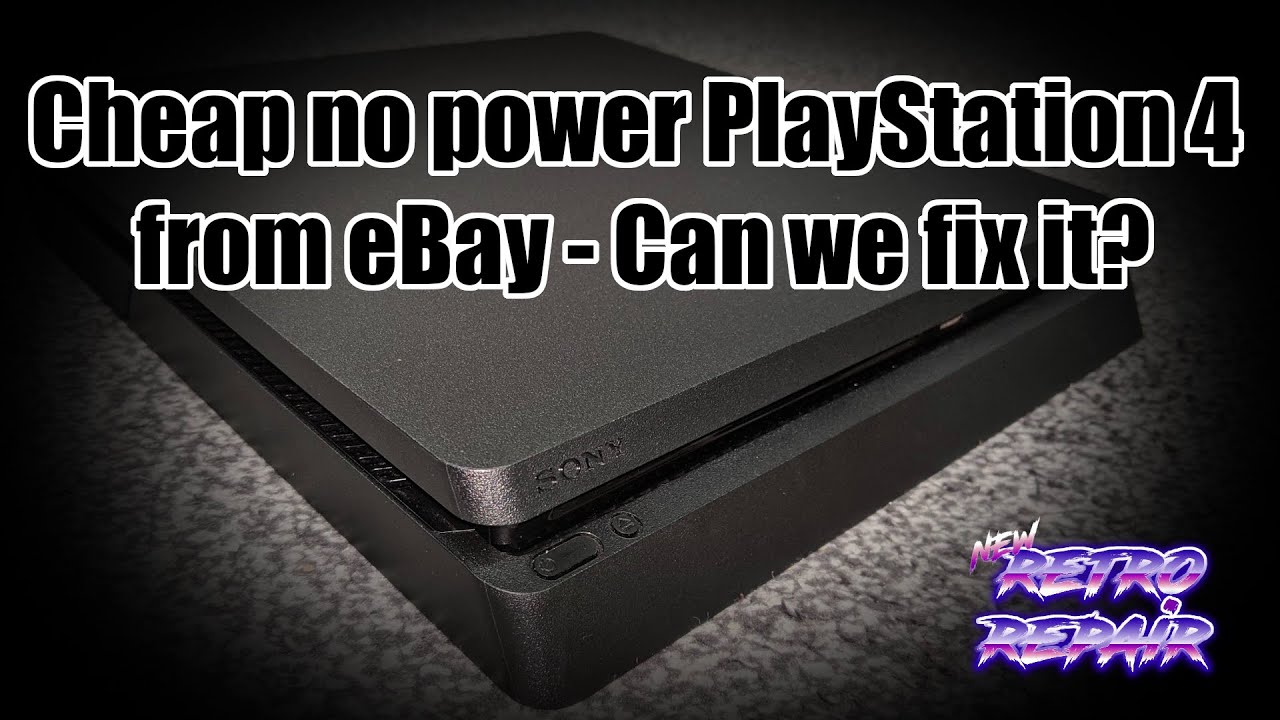 Cheap no power PlayStation 4 from eBay - Can we fix it? - YouTube