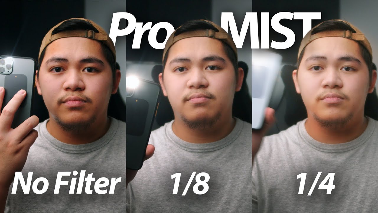 Tiffen Black Pro Mist 1 8 Vs 1 4 YouTube