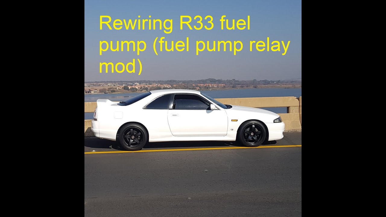 Fuel pump relay mod and rewire Skyline R33 - YouTube