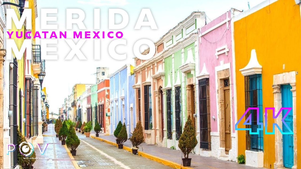 Merida beautiful walk thorough Yucatan Mexico - YouTube