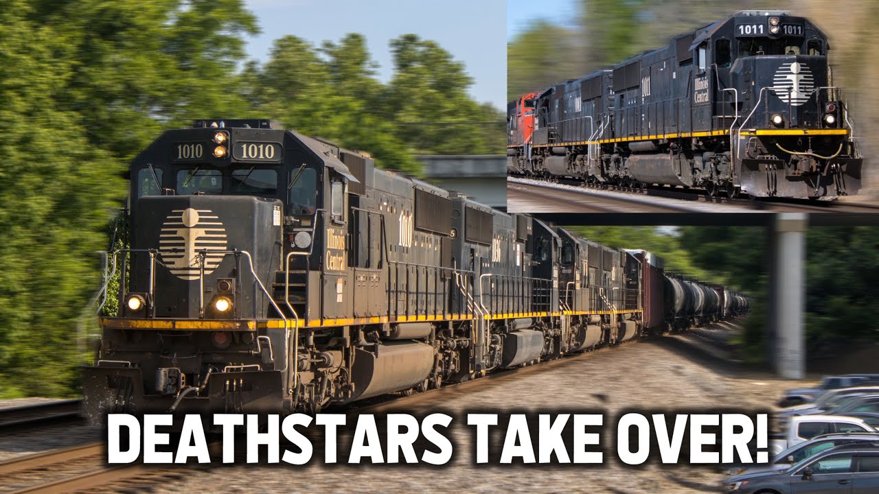 Binghampton Sees Black Ic Sd70s Dominate The Cn Fulton Sub Youtube