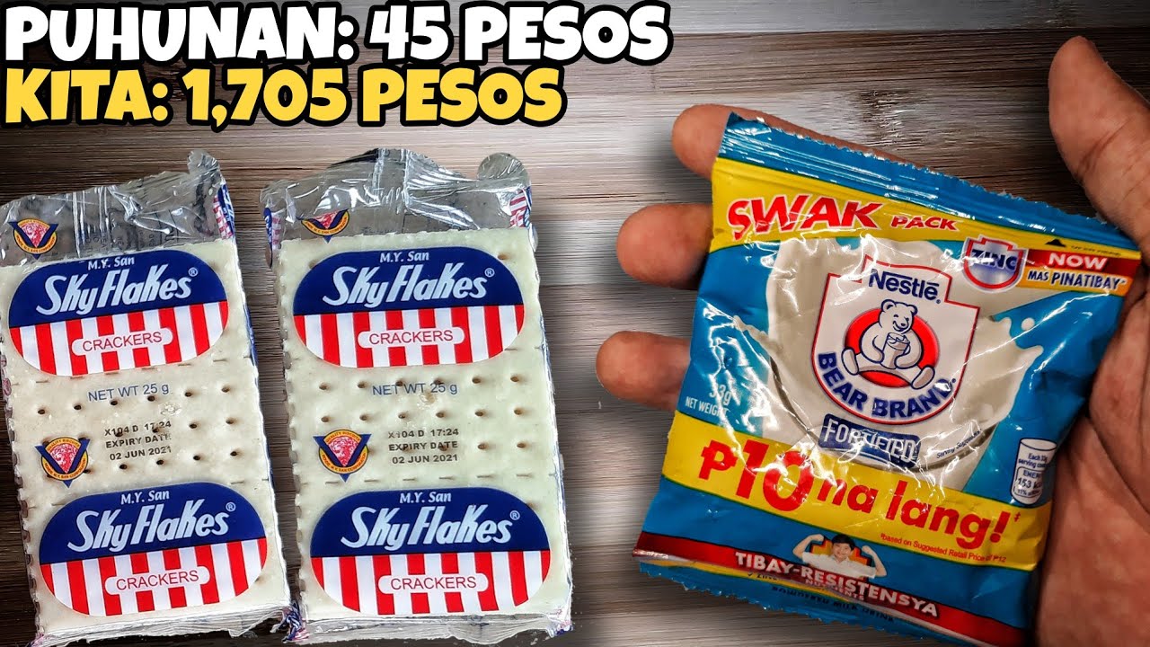 GAWIN mo ito sa SKYFLAKES at BEAR BRAND tiyak MALAKI ang KIKITAIN mo ...