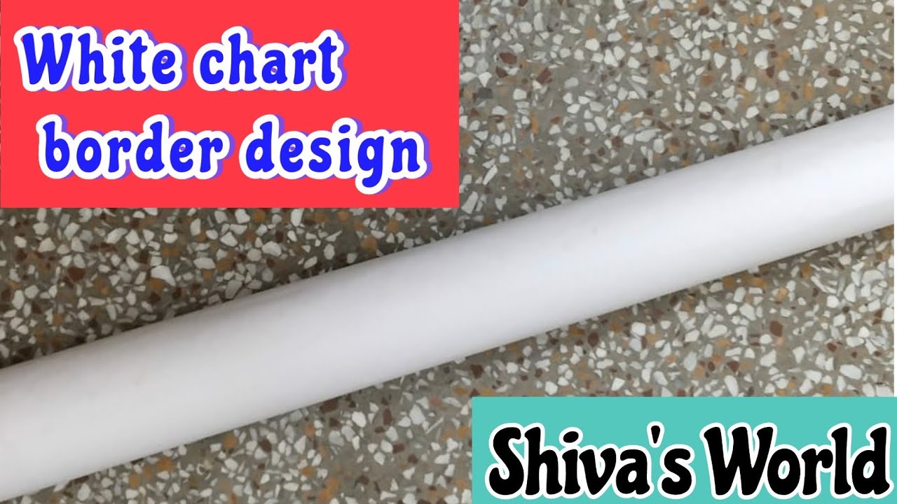 Chart Paper Border Design || Chart Paper Border Decoration | Chart paper Project Border Easy ...
