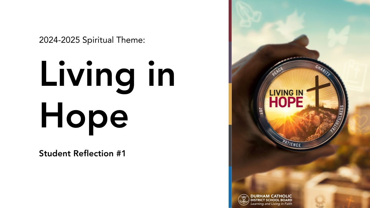 Living In Hope - Student Reflection #1 - YouTube