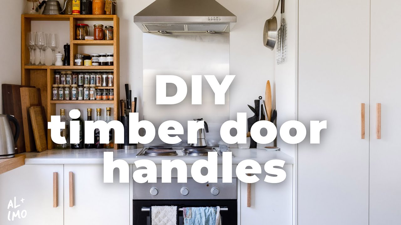 How To Make DIY Timber Door Handles Video by Al + Imo Handmade - YouTube
