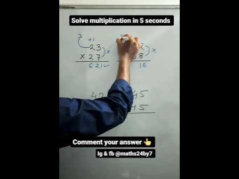 Solve Multiplication Problems in 5 seconds ll Quick method to solve ...