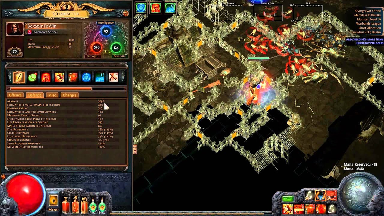 Patch 2.0 Overgrown Shrine Map Boss Guide lvl 71 - Path Of Exile - YouTube