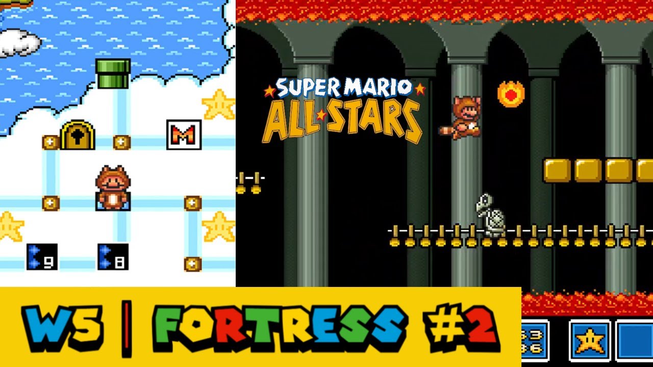 Super Mario Bros. 3 SNES: World 5-Castle - YouTube