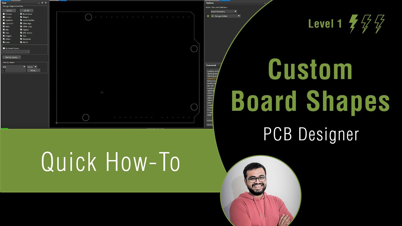 How to Create and Import Custom Board Shapes and Cutouts - YouTube