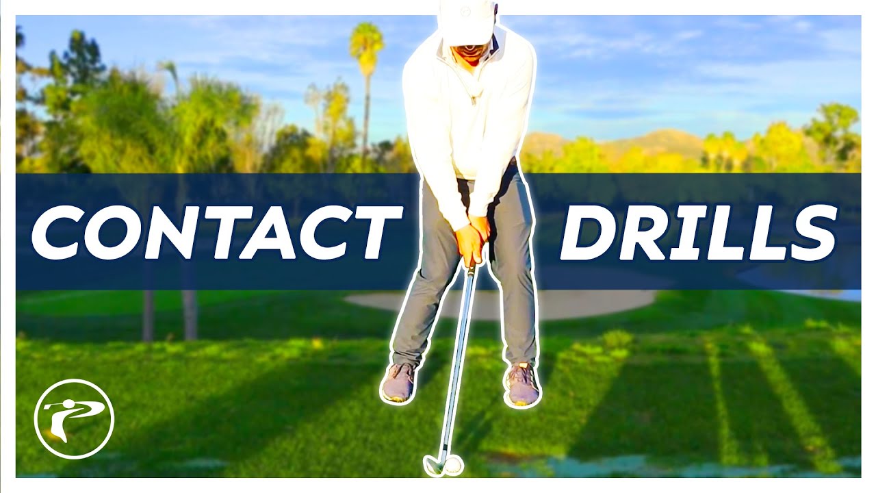 EASY Golf Contact Drills - Better Ball Striking! - YouTube