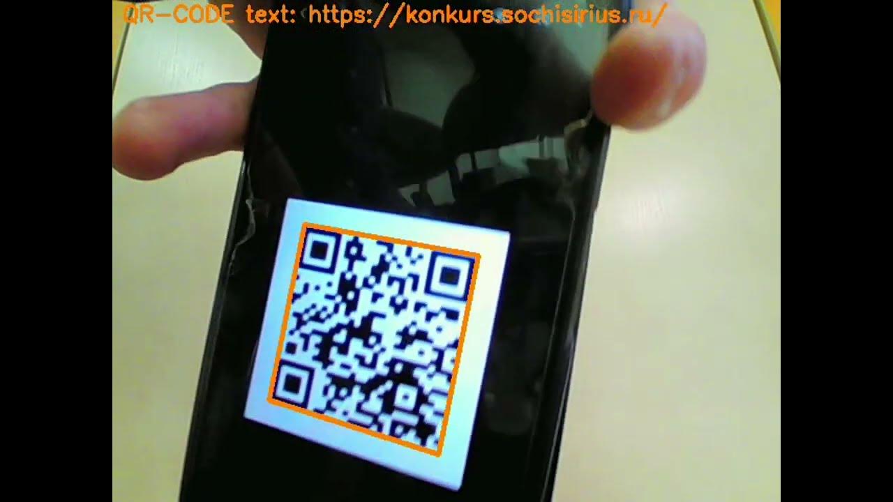QR-code detection [OPENCV | ZBAR] - YouTube