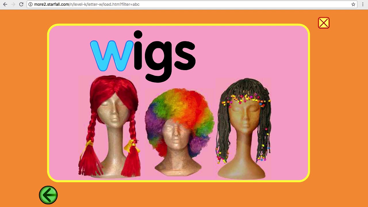 Starfall presents the letter W - YouTube