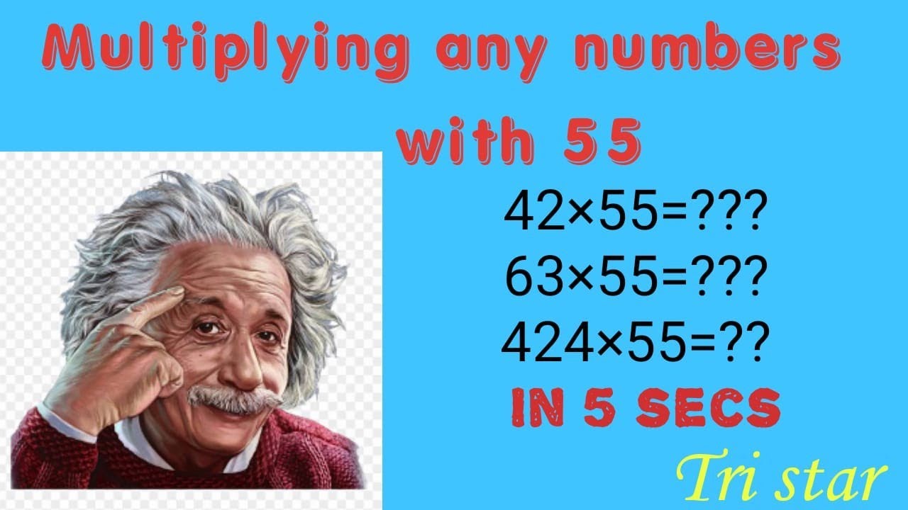 Multiplying any number by 55| Trick and shortcut method | for ...