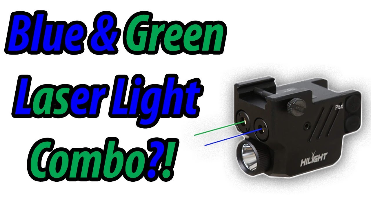 HiLight's P3BGL - Both Blue & Green Laser Flashlight Combo?! - YouTube
