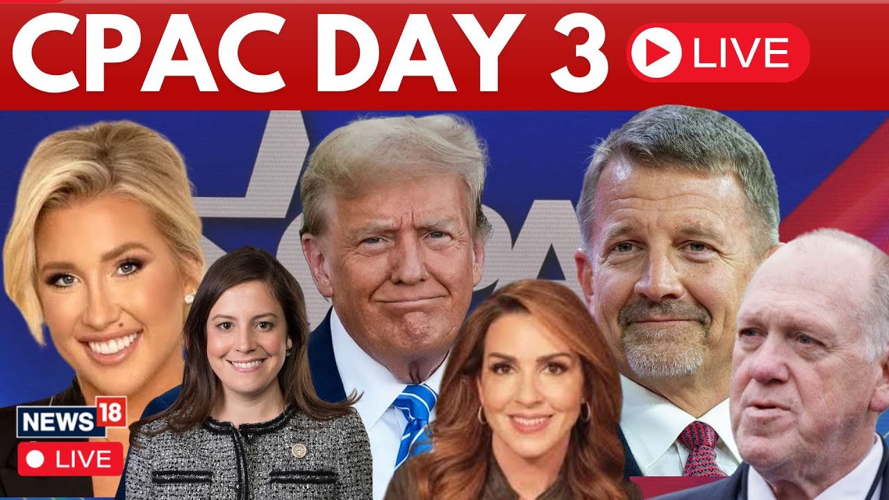 LIVE | CPAC 2025 Day 3 | Doand Trump | Karoline Leavitt| Sara Carter ...