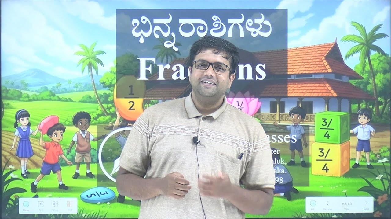 03 ಭಿನ್ನರಾಶಿಗಳು/ Fractions - Easy Peasy Classes Navodaya Coaching ...