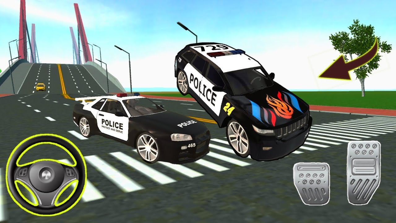 police drift Car Driving Android gameplay 2023 gadi game new - puli ...