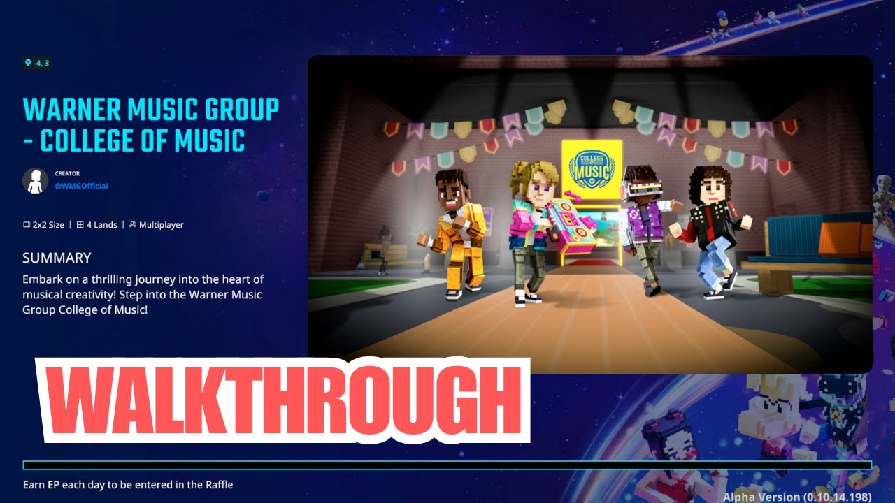 The Sandbox/Warner Music Group College of Music / Walkthrough / All ...