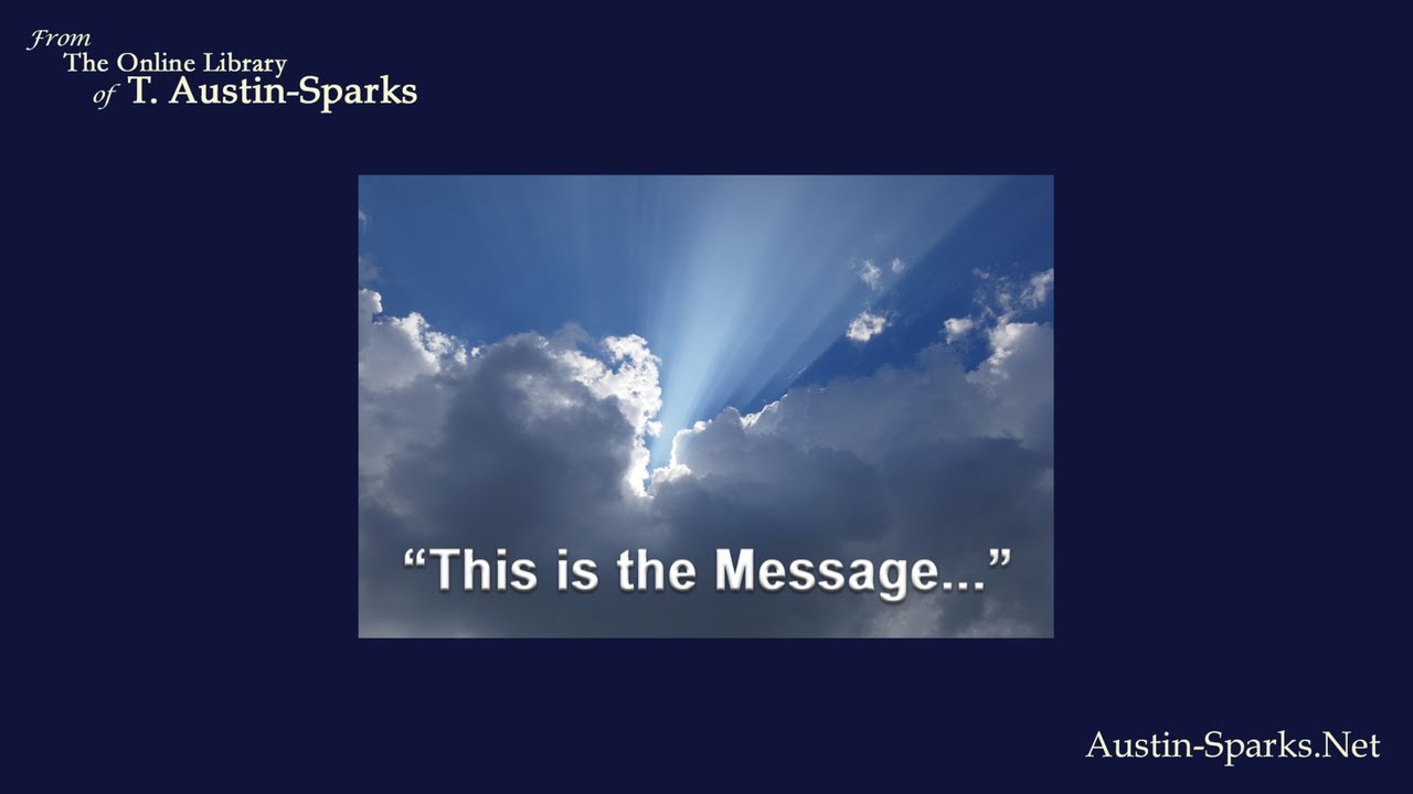 "This is the Message..." - YouTube