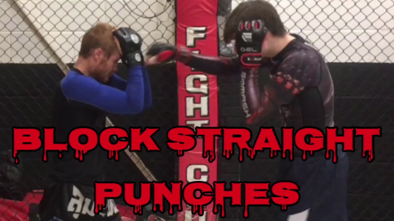 How To Block Straight Punches - YouTube