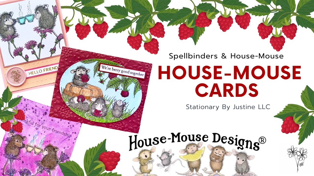 Easy DIY Mice Cards with House-Mouse Designs & Spellbinders - YouTube
