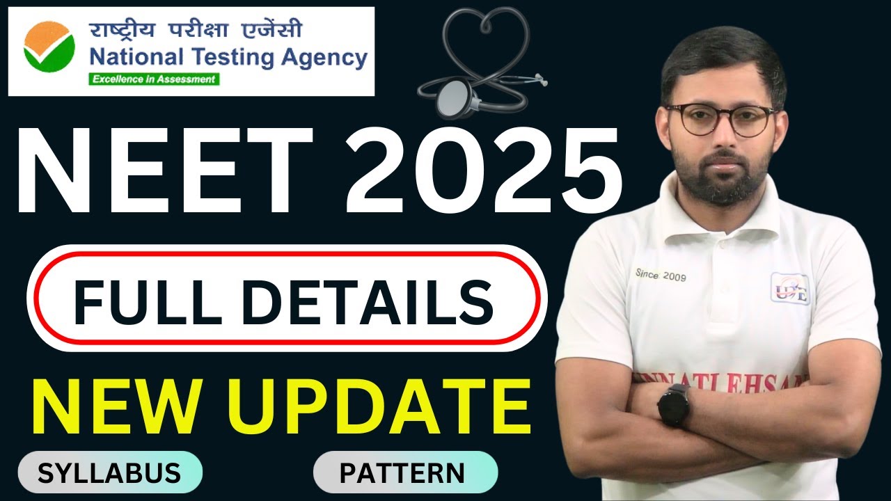NEET 2025 NEW UPDATE || NEET FULL DETAILS #nta #neet2025 - YouTube