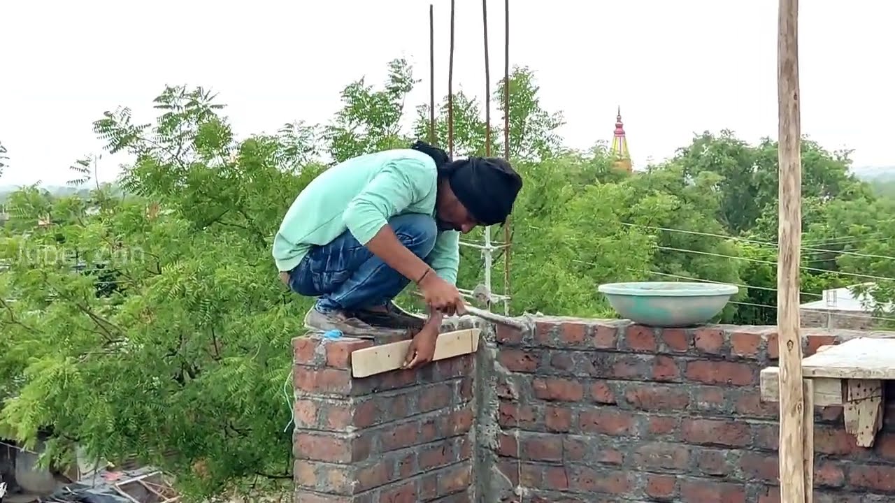 RCC lintel chajja centering work Lintel Reinforcement - YouTube