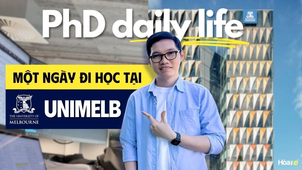 Một ngày đi làm Tiến sĩ tại Đại học Melbourne - Úc | A productive day ...