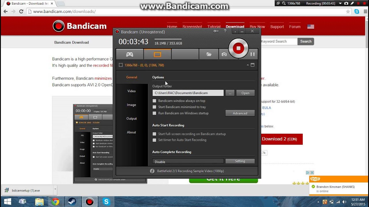 Bandicam Tutorial on (How To Download and Enable mic and webcam In-Game ...