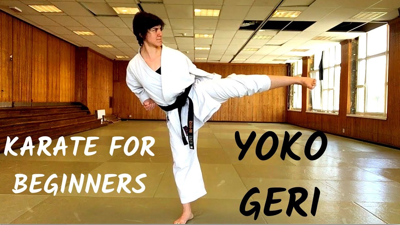 Karate for Beginners #23 - Calcio - Yoko Geri - Kick - YouTube