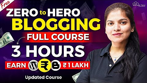 Free Blogging Full Course 2024 by WsCube Tech - YouTube
