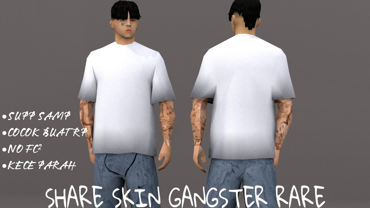 SHARE SKIN GANGSTER MULLET 🗿😱 - YouTube