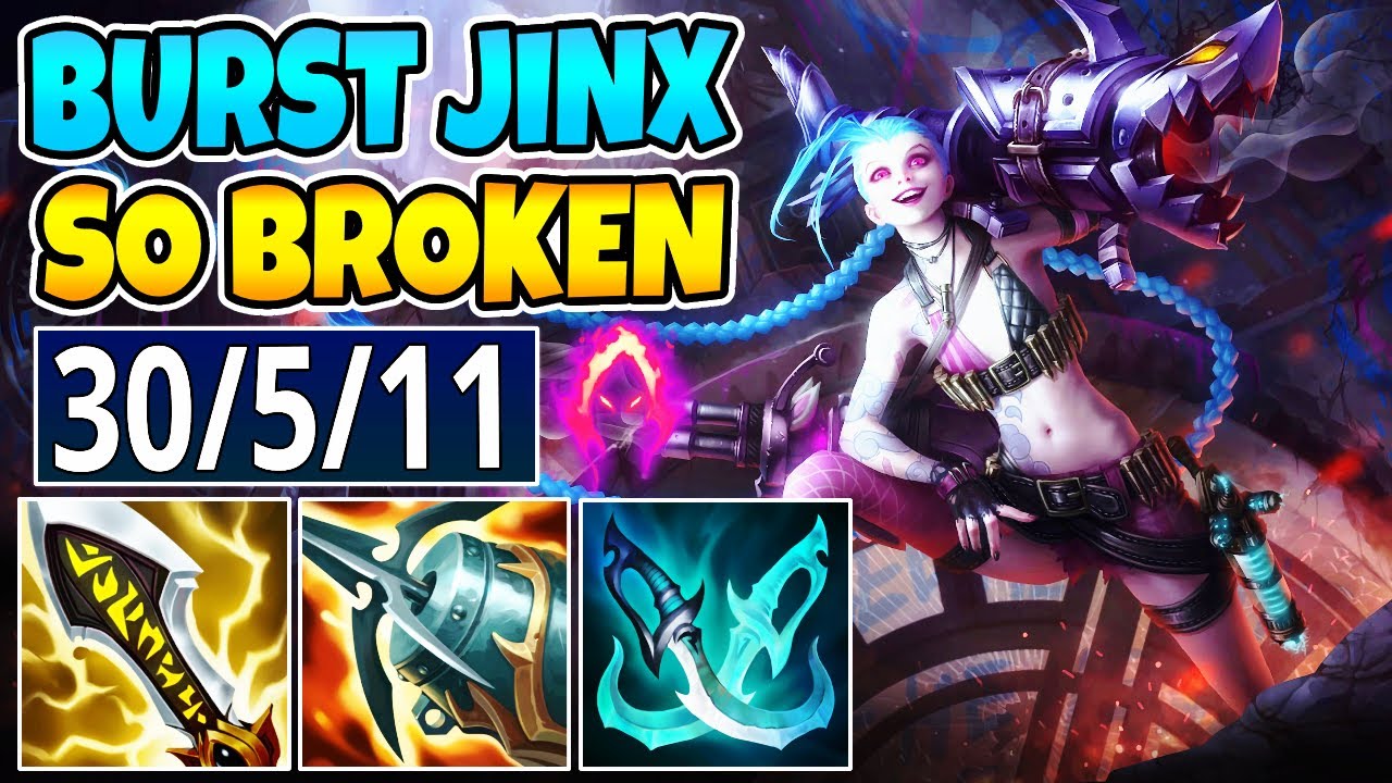 *30 KILLS* DARK HARVEST FULL CRIT BURST JINX IS BROKEN - League of ...