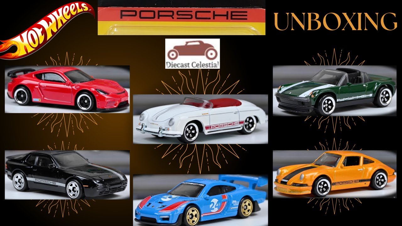 Hot Wheels Porsche Set with Metal Chasis - YouTube