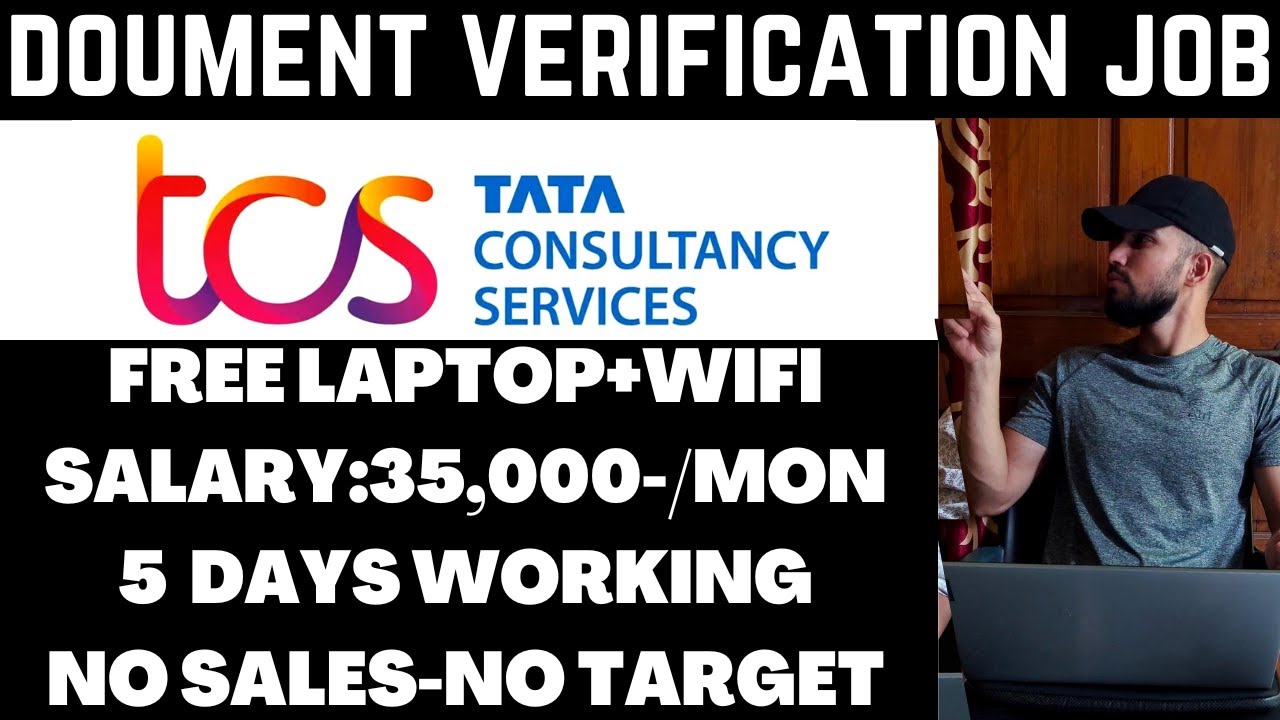 TCS Document Verification Work From Home Jobs - YouTube