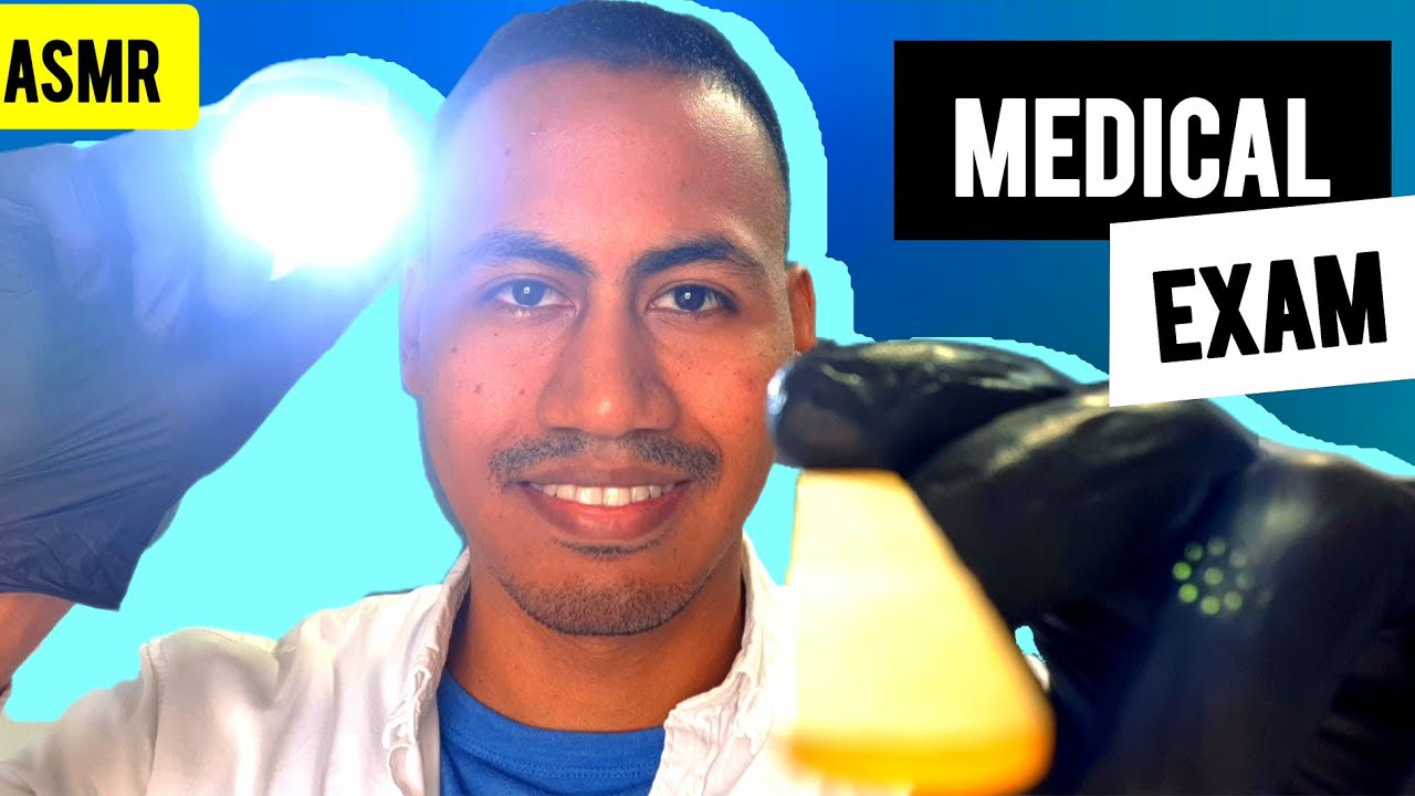 ASMR | DOCTOR PERFORMS A MEDICAL CHECK; EYES, EARS, THROAT, VITAL SIGNS ...
