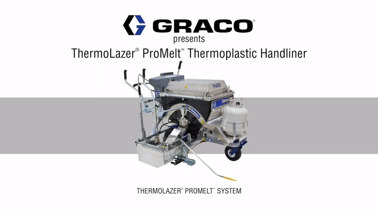 Graco ThermoLazer Promelt - YouTube