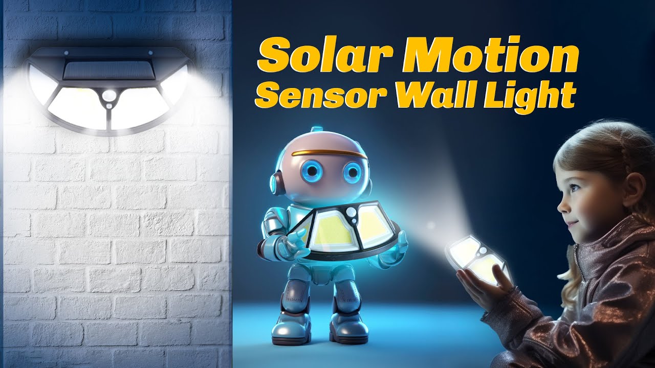 Solar Motion Sensor Wall Light | Best Motion Sensor Wall Light - YouTube