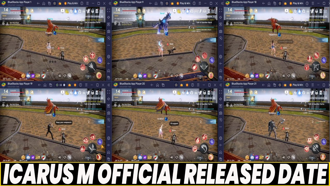 Icarus M: Guild War - Free to play , Play to earn (Android , PC) 120GC ...