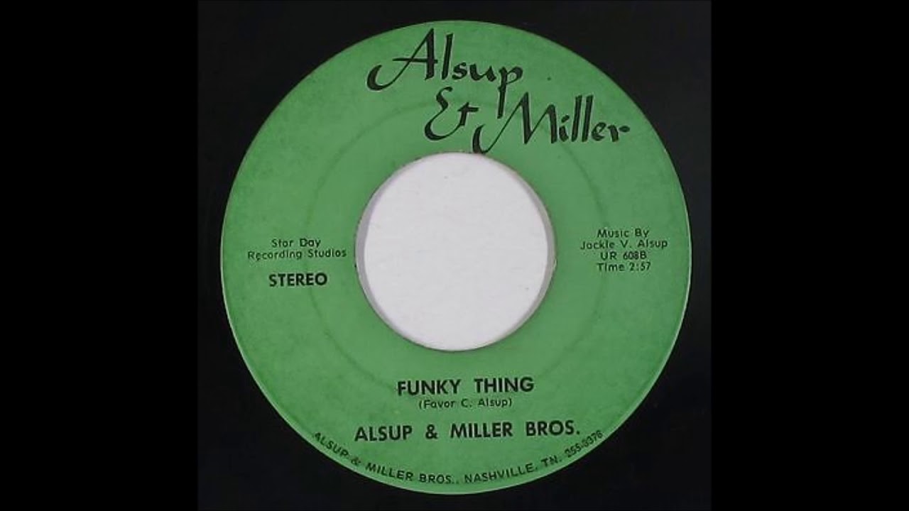 Alsup & Miller Bros. - Funky Thing (197X) - YouTube